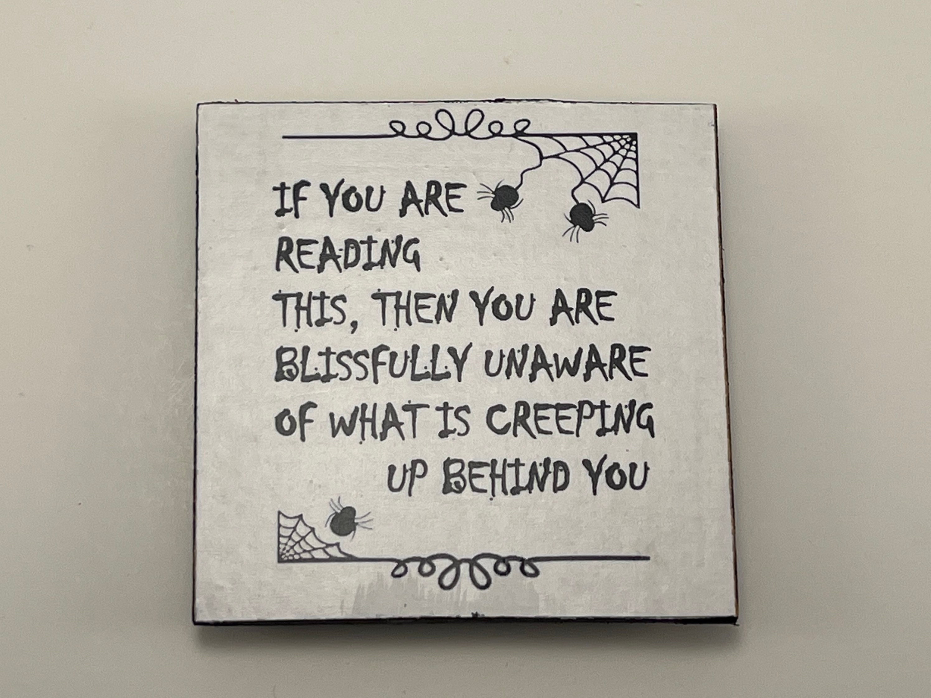 Magnet Reading Sign - Etsy