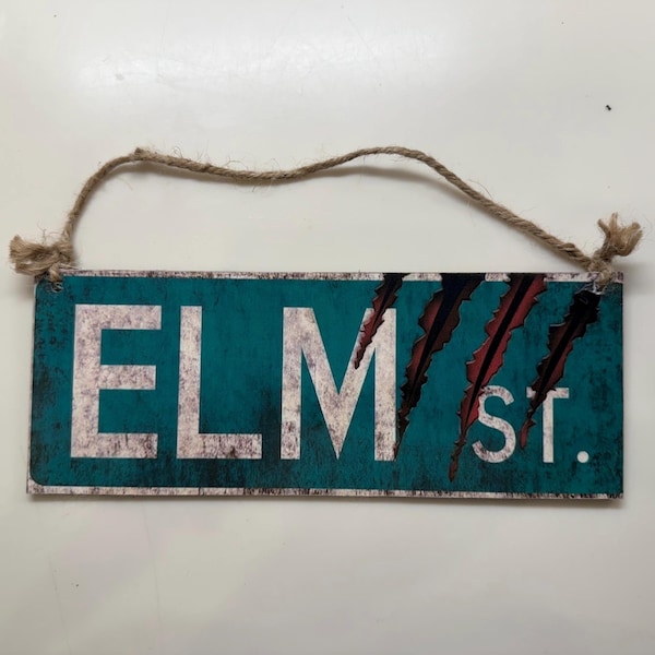 Elm Street Sign - Etsy
