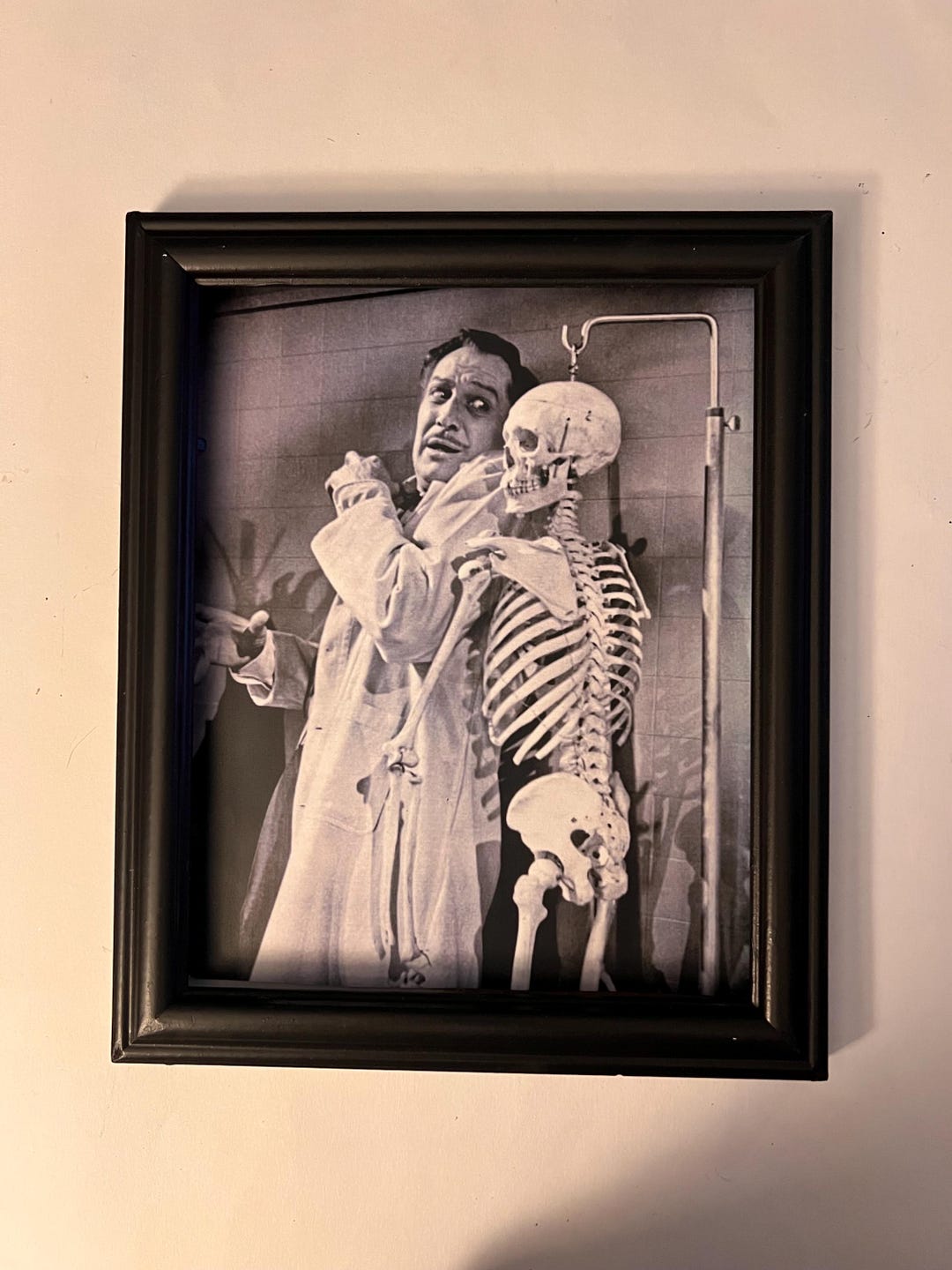 Vincent Price With Skeleton - Etsy
