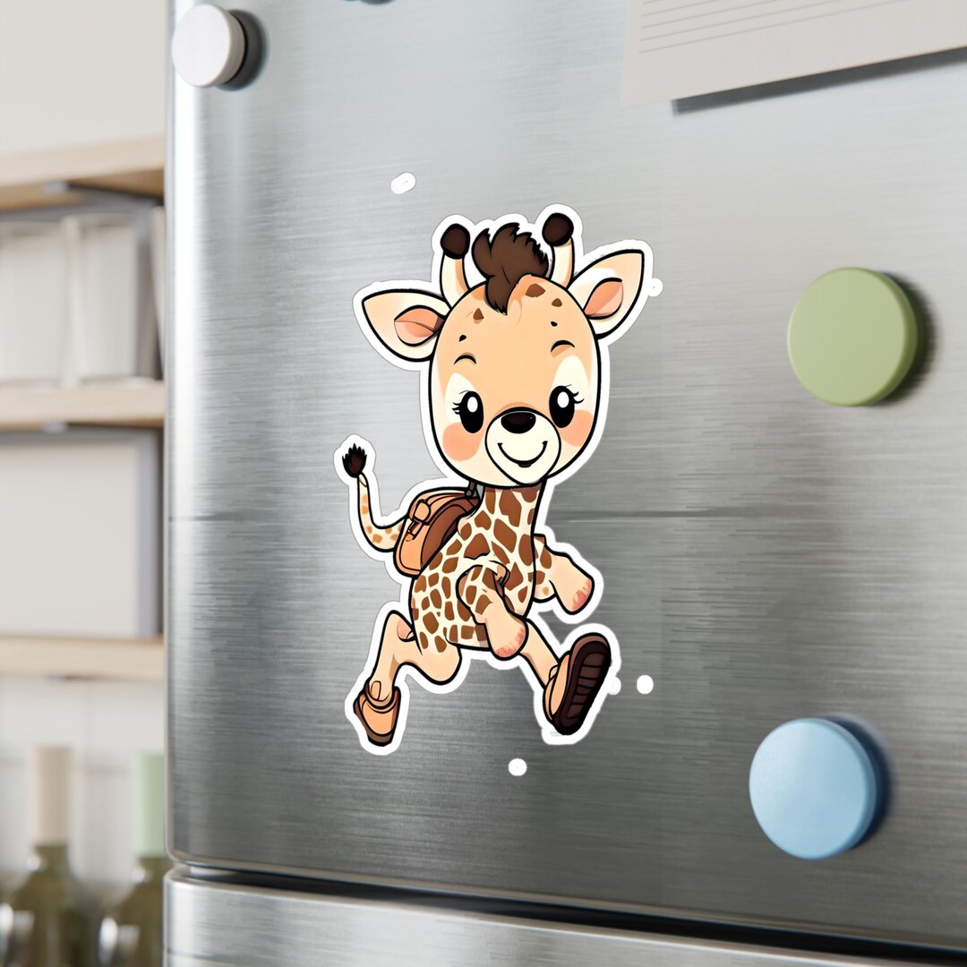 Giraffe Vinyl Sticker | Water-resistant Decal - Etsy