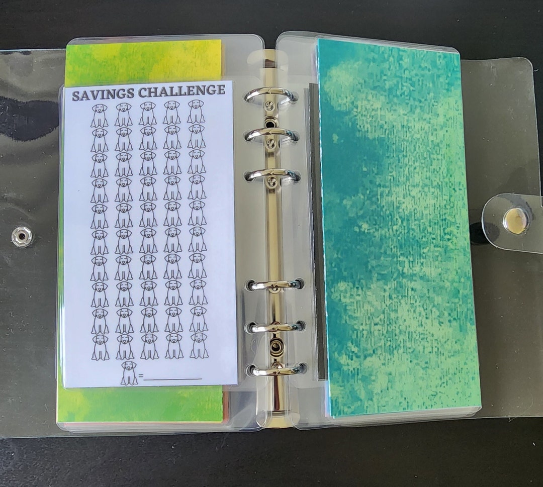 COLOR SPLASH A6 Savings Challenge Book - Etsy