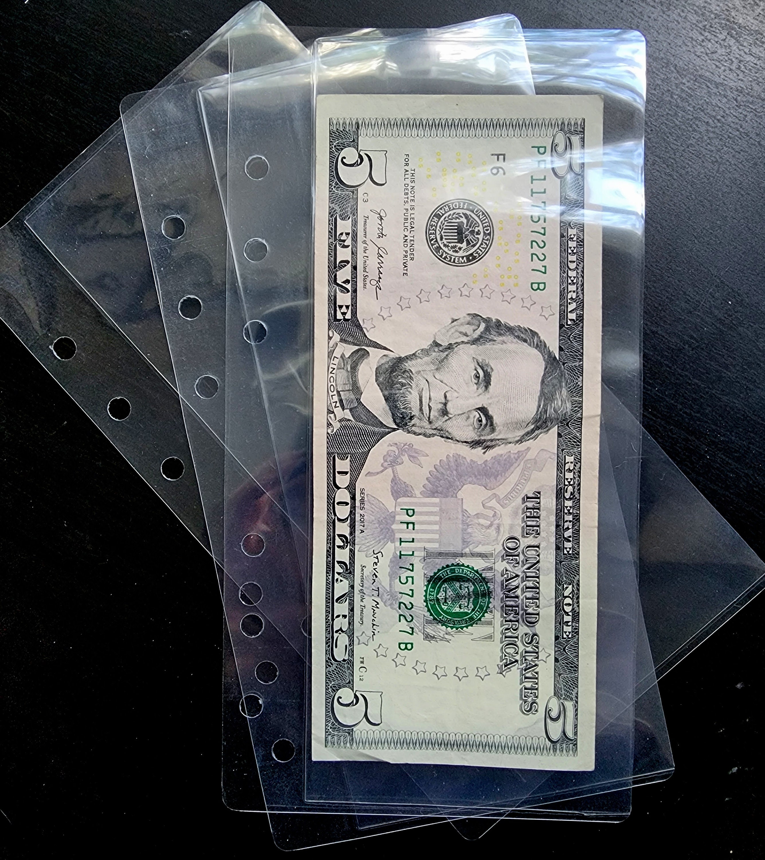 Customizable A6 Full Clear Laminate Cash Envelopes - Etsy