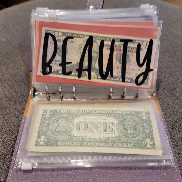 Zipper Cash Envelopes - Etsy