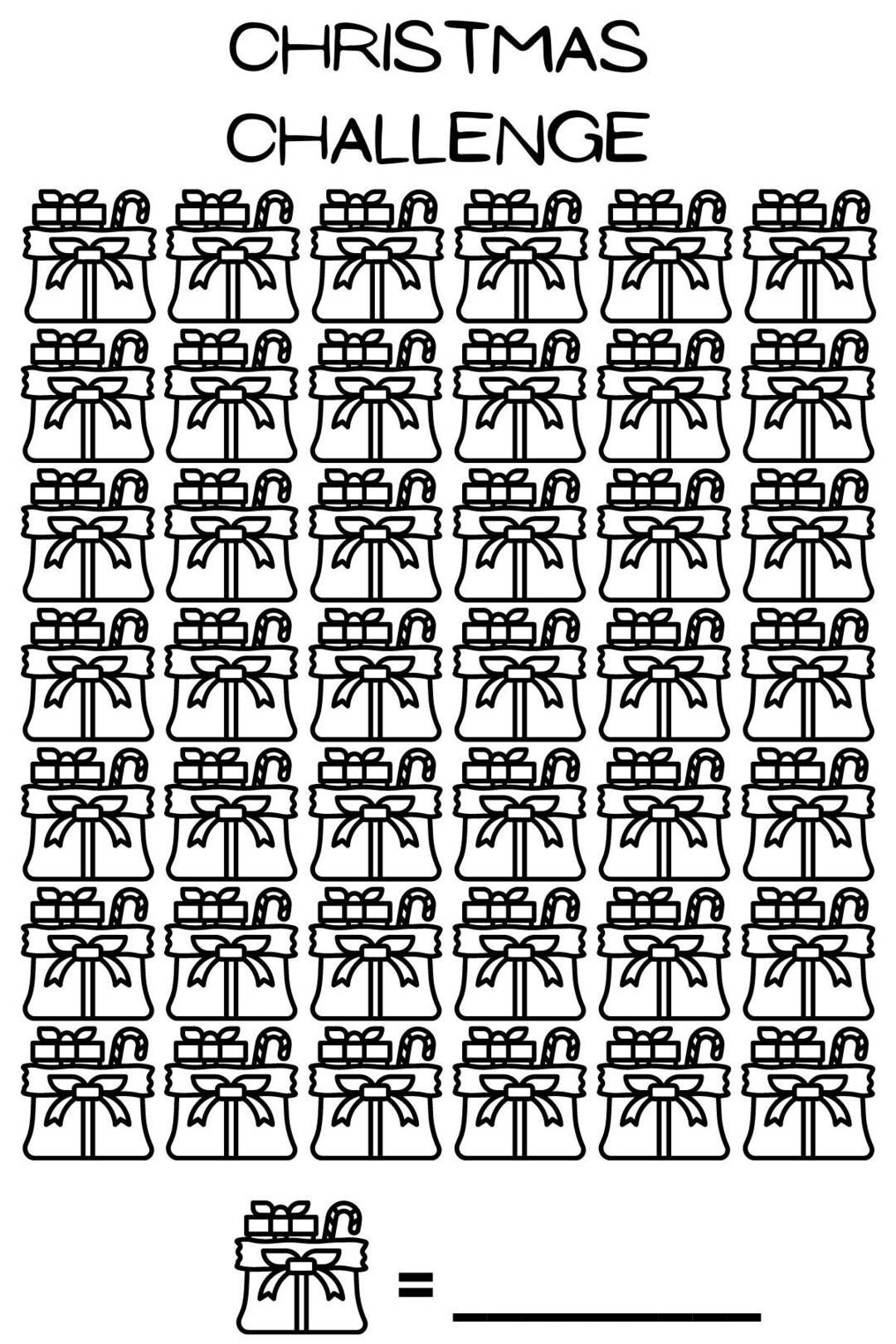 DIGITAL Christmas Savings Challenge - Etsy