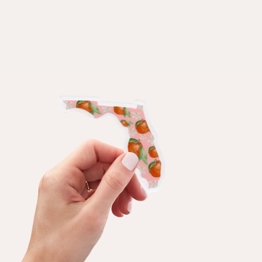 Orange Blossom Florida Sticker | Waterproof Sticker | Stickers ...