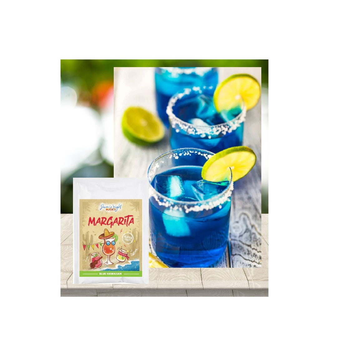 Blue Hawaiian Margarita Cocktail Drink Mixer This Best - Etsy