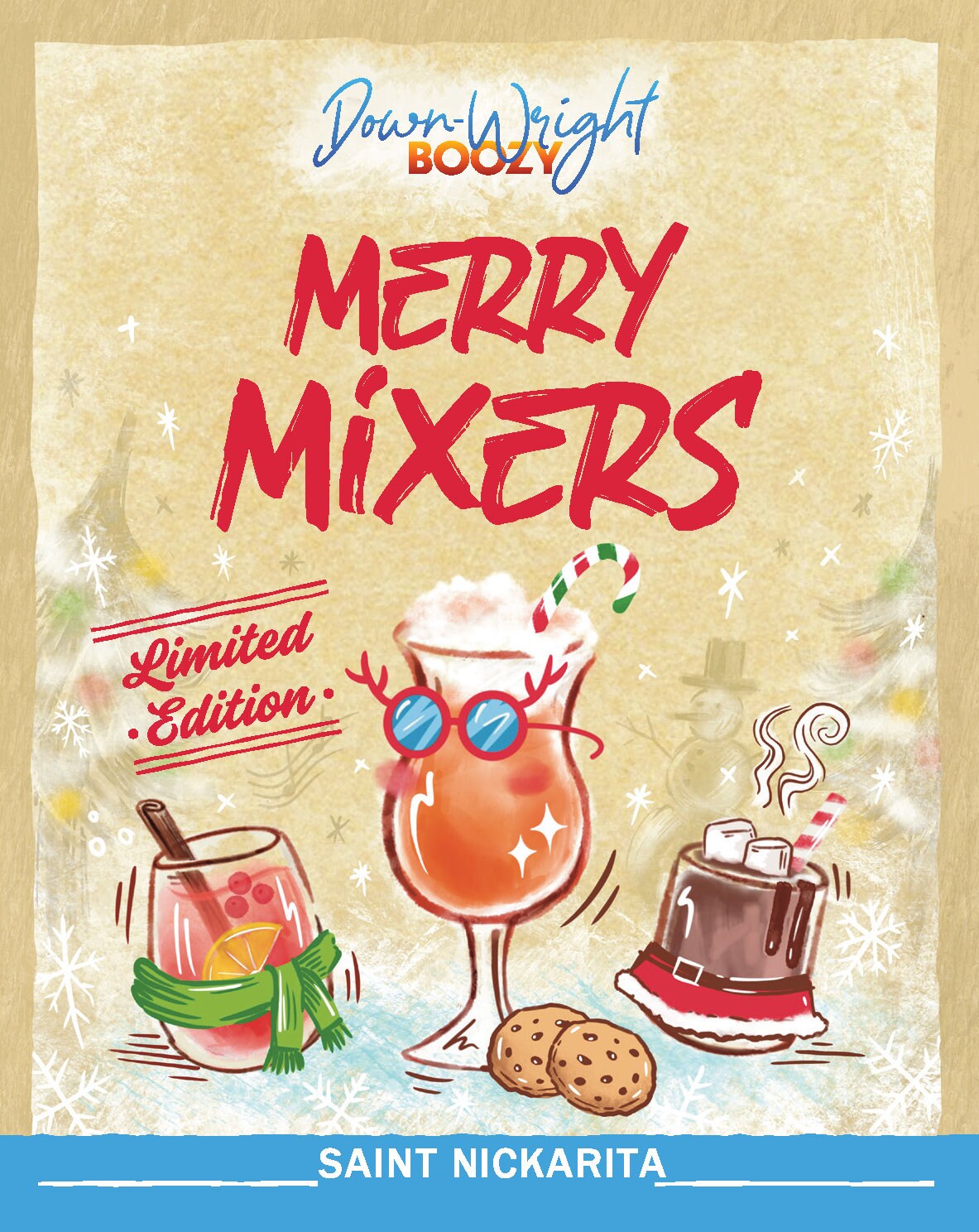 Saint Nickarita Margarita Cocktail Drink Mixer - Perfect for Holiday ...