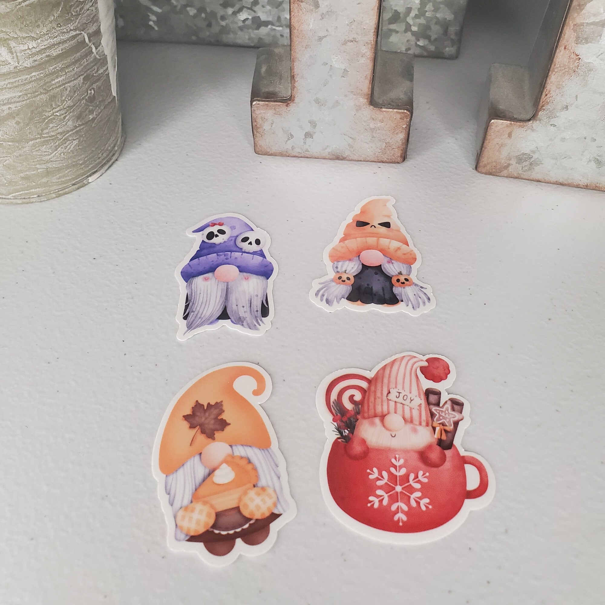 Gnome Stickers Cute Gnomes Stickers for Laptop Journal - Etsy