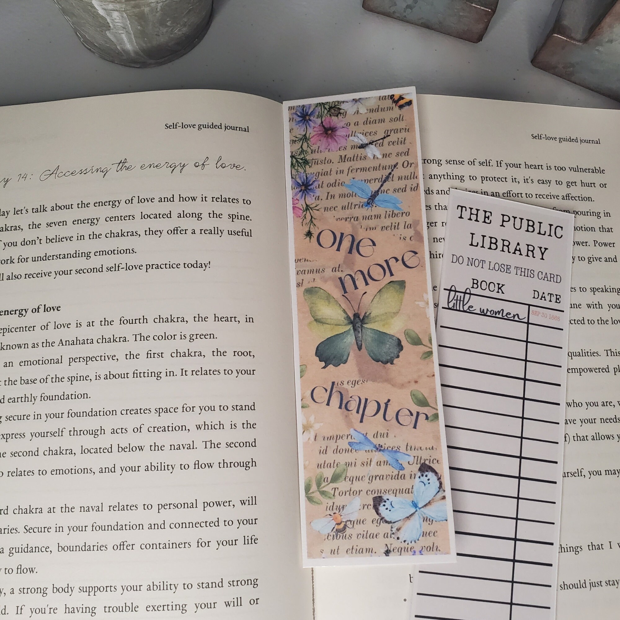 One More Chapter / the Public Library Double-sided Bookmark - Etsy