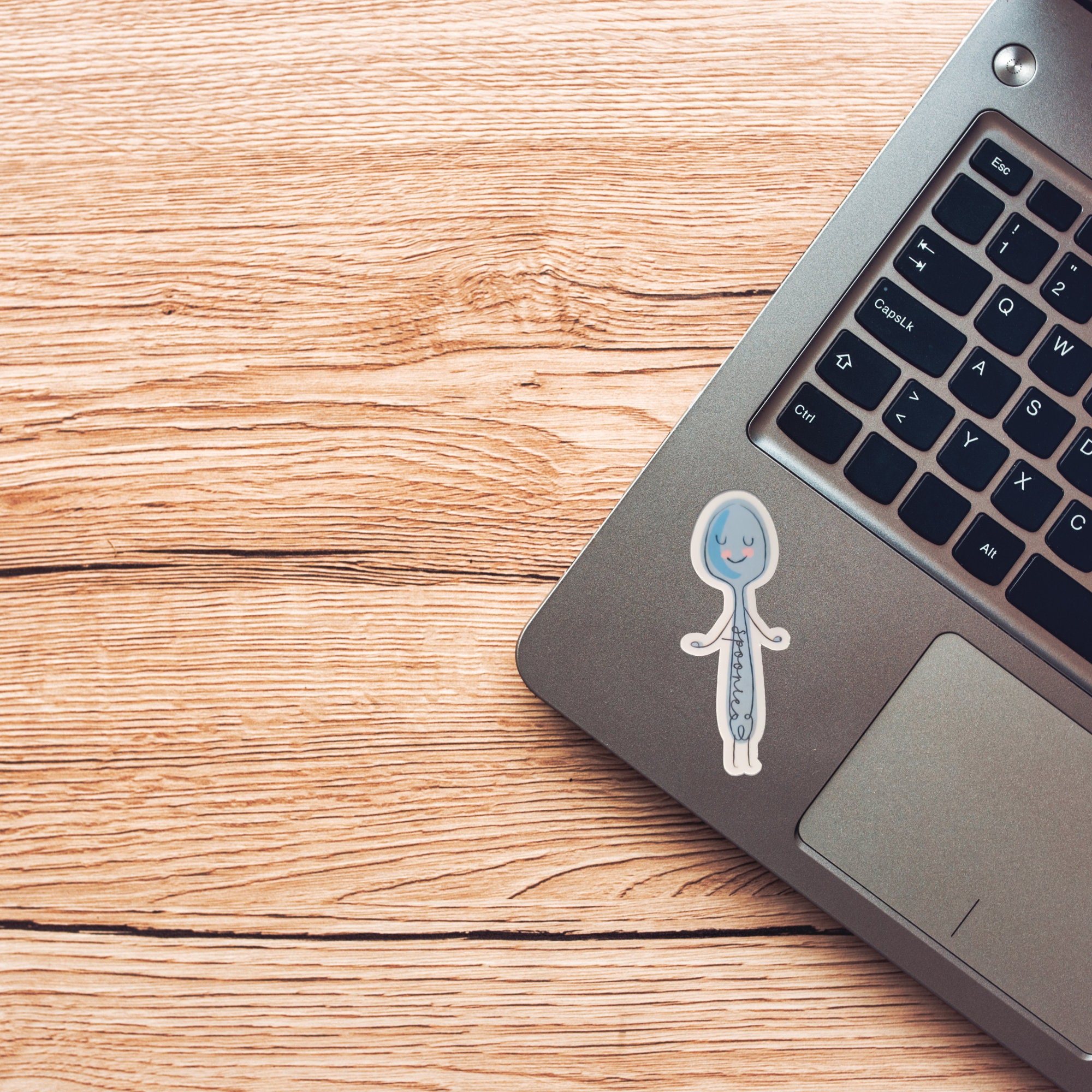 Smiling Spoon Spoonie Sticker Chronic Illness No Spoons Spoonie Life ...