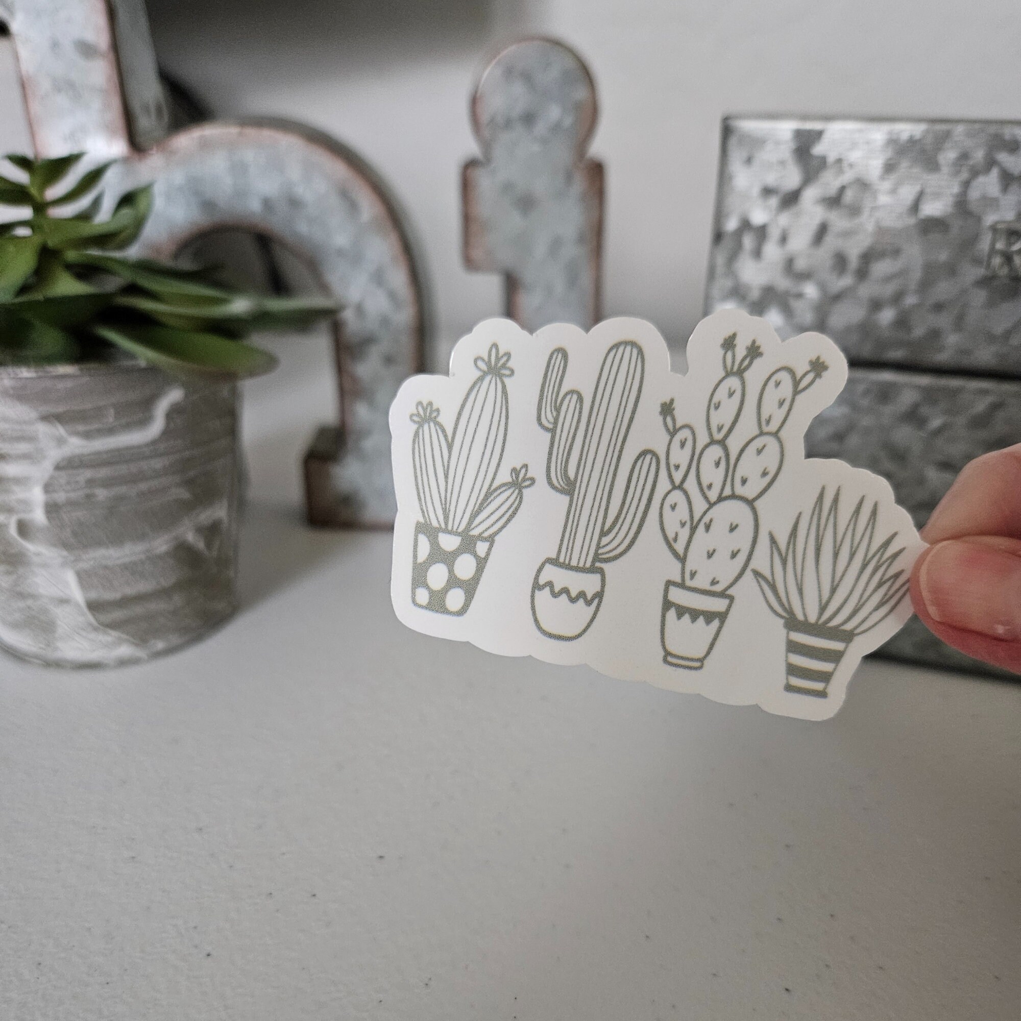 Arizona Sticker Arizona Scenery Cactus Sticker Sticker for Laptop ...