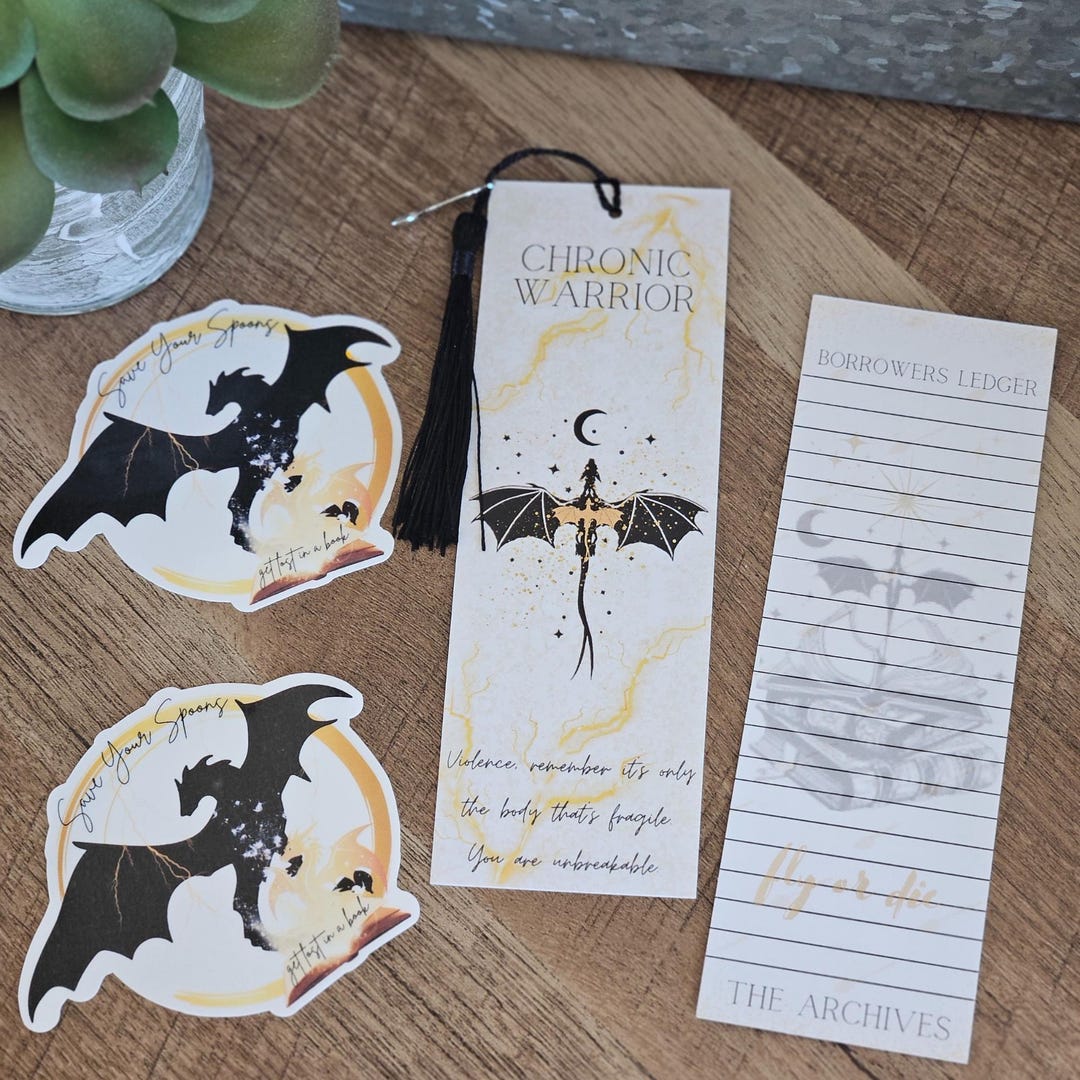 Buy 1 Get 1 Free - Chronic Warrior Bookmark With Free Sticker, Fourth ...