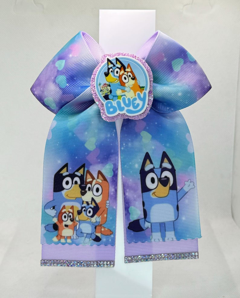 Character Hair Bows (moana, Elsa, Anna, Bluey and Pocahontas) - Etsy