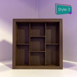 Wooden Curiosity Cabinet Printer Tray Letterbox Display, Rock Display ...
