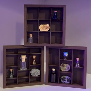 Wooden Curiosity Cabinet Printer Tray Letterbox Display, Rock Display ...