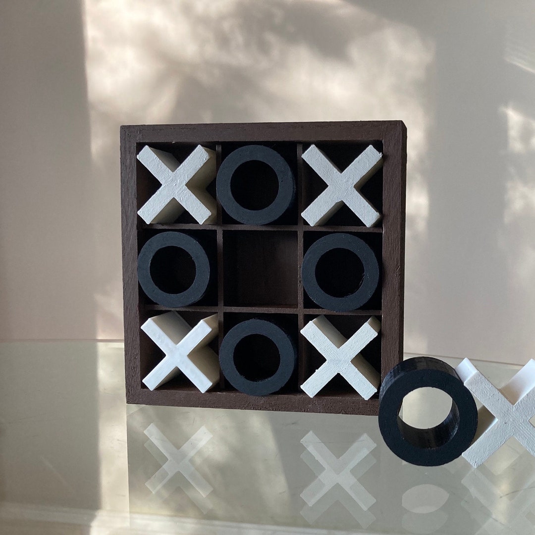 5 X 5 Tic Tac Toe Board Game Classic Game for Family Him Her Kids and ...