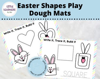 Spring Play Dough Mat, Fine Motor Play Dough Mat, Play Dough Mat ...