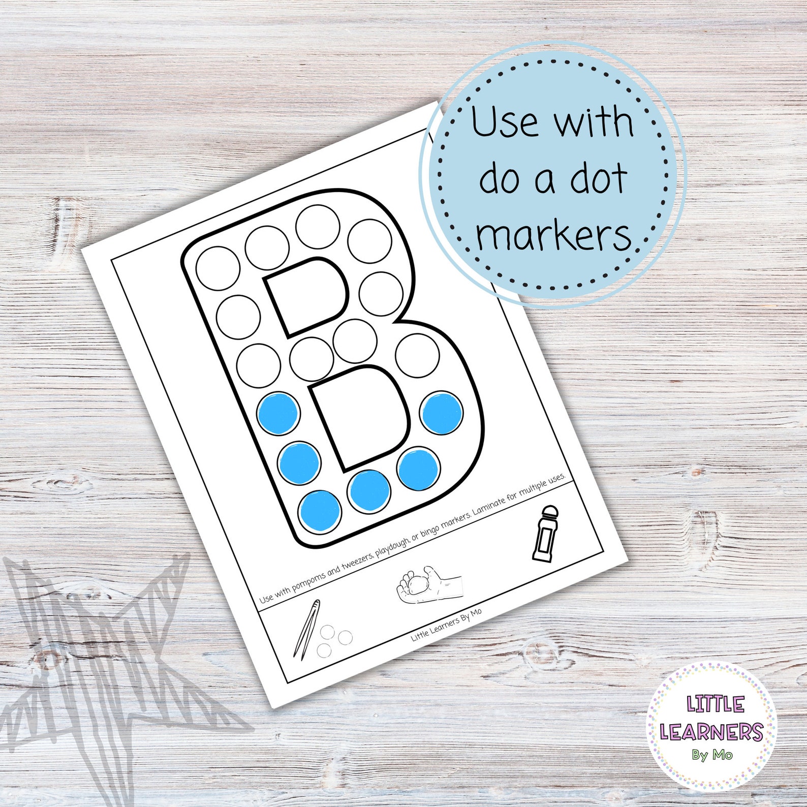Alphabet Mat, Alphabet Do a Dot, Playdoh, Pompom Mat, Toddler Alphabet ...