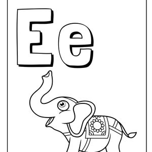 My Alphabet Coloring Book, Toddler Coloring Book, Preschool Coloring ...