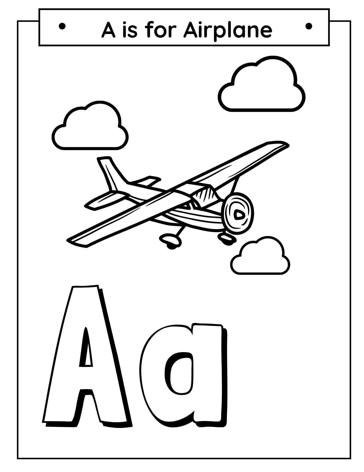 My Alphabet Coloring Book, Toddler Coloring Book, Preschool Coloring ...