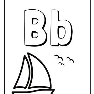 My Alphabet Coloring Book, Toddler Coloring Book, Preschool Coloring ...