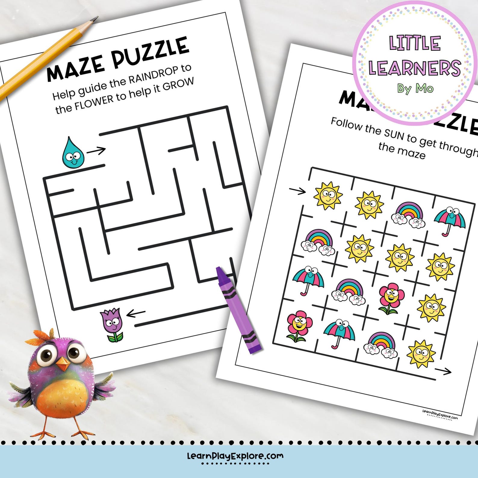 Spring Activity Bundle | Printable Spring Worksheets for Toddlers and ...