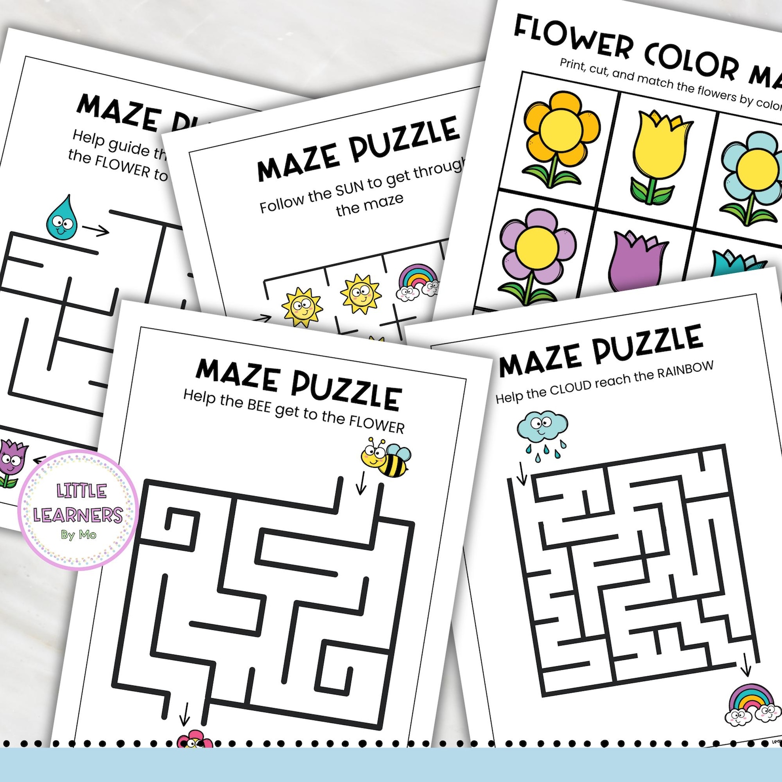 Spring Activity Bundle | Printable Spring Worksheets for Toddlers and ...