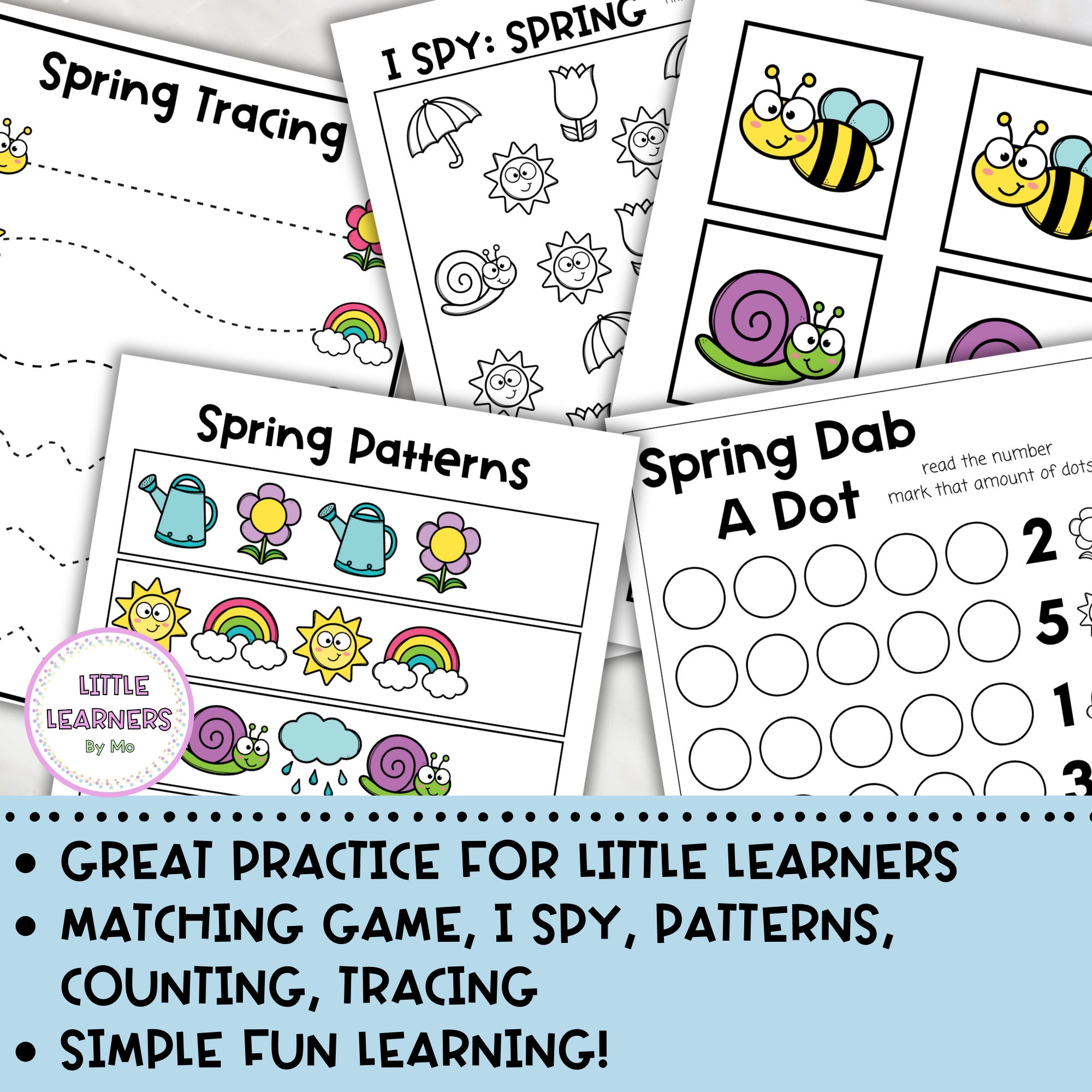 Spring Printables for Preschoolers, Spring Printables for Toddlers ...