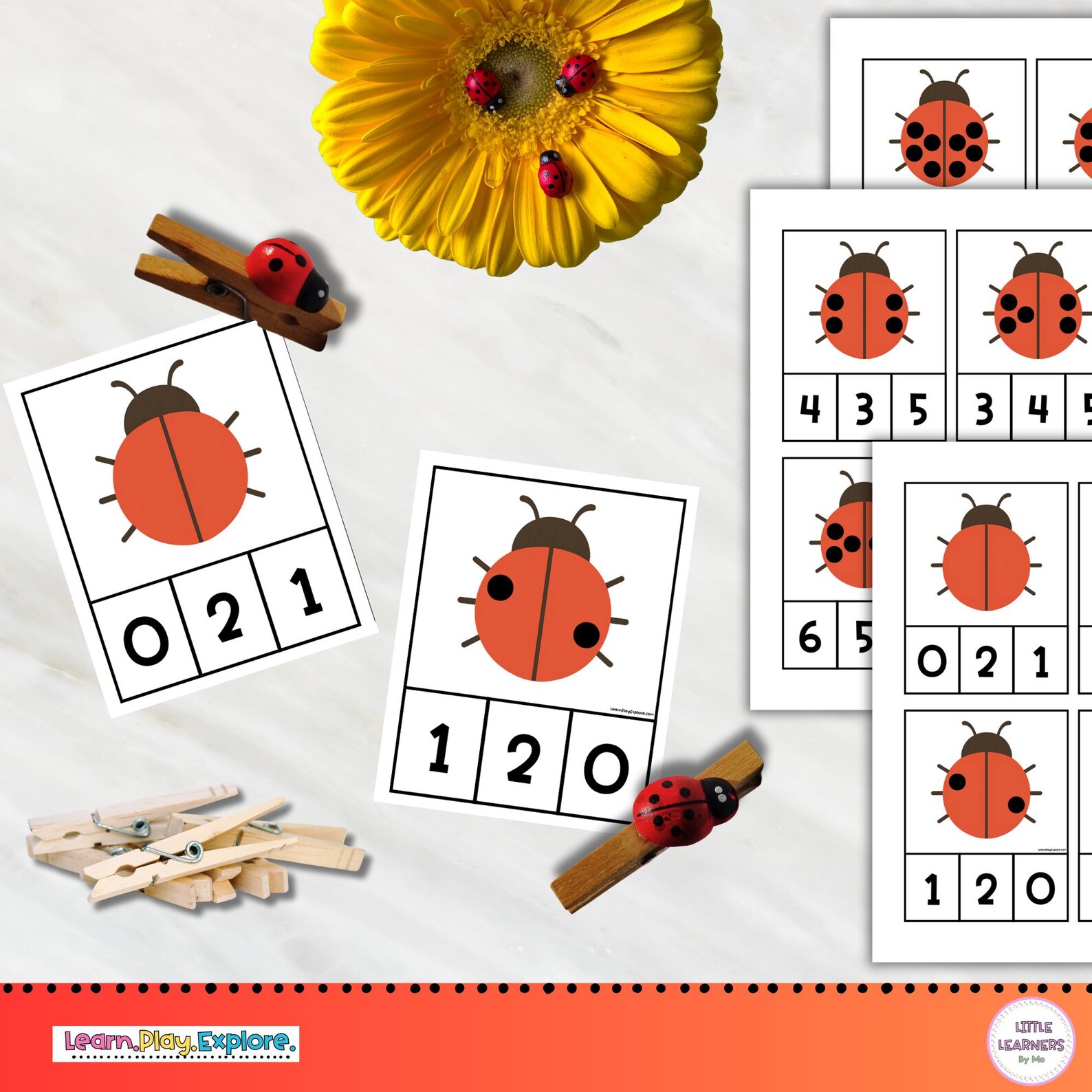 Ladybug Counting Pack | 0–10 Number Activities for Toddlers & Preschool ...