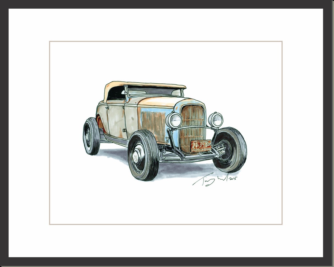 1932 Ford Roadster - Digital Print - Etsy