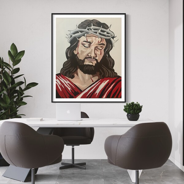 Jesus Christ Pop Art - Etsy