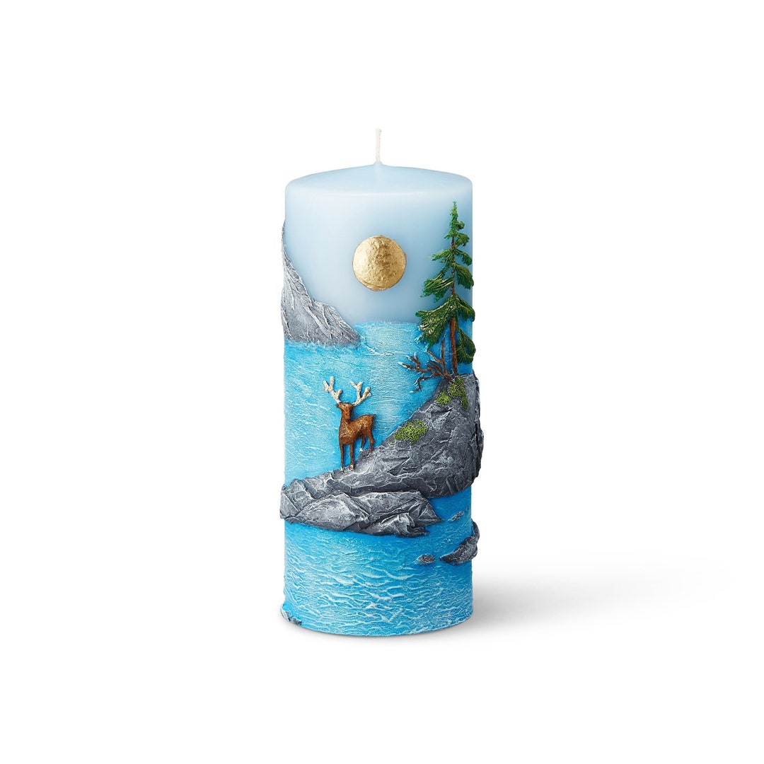 SUNSET STAG CANDLE - Etsy