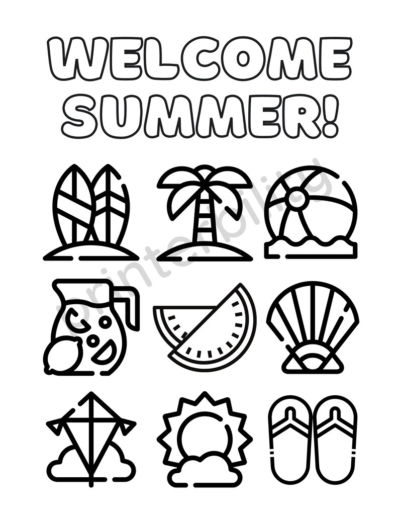 Printable School Holiday Coloring Sheets - 10 Pages! Teacher Supplies ...