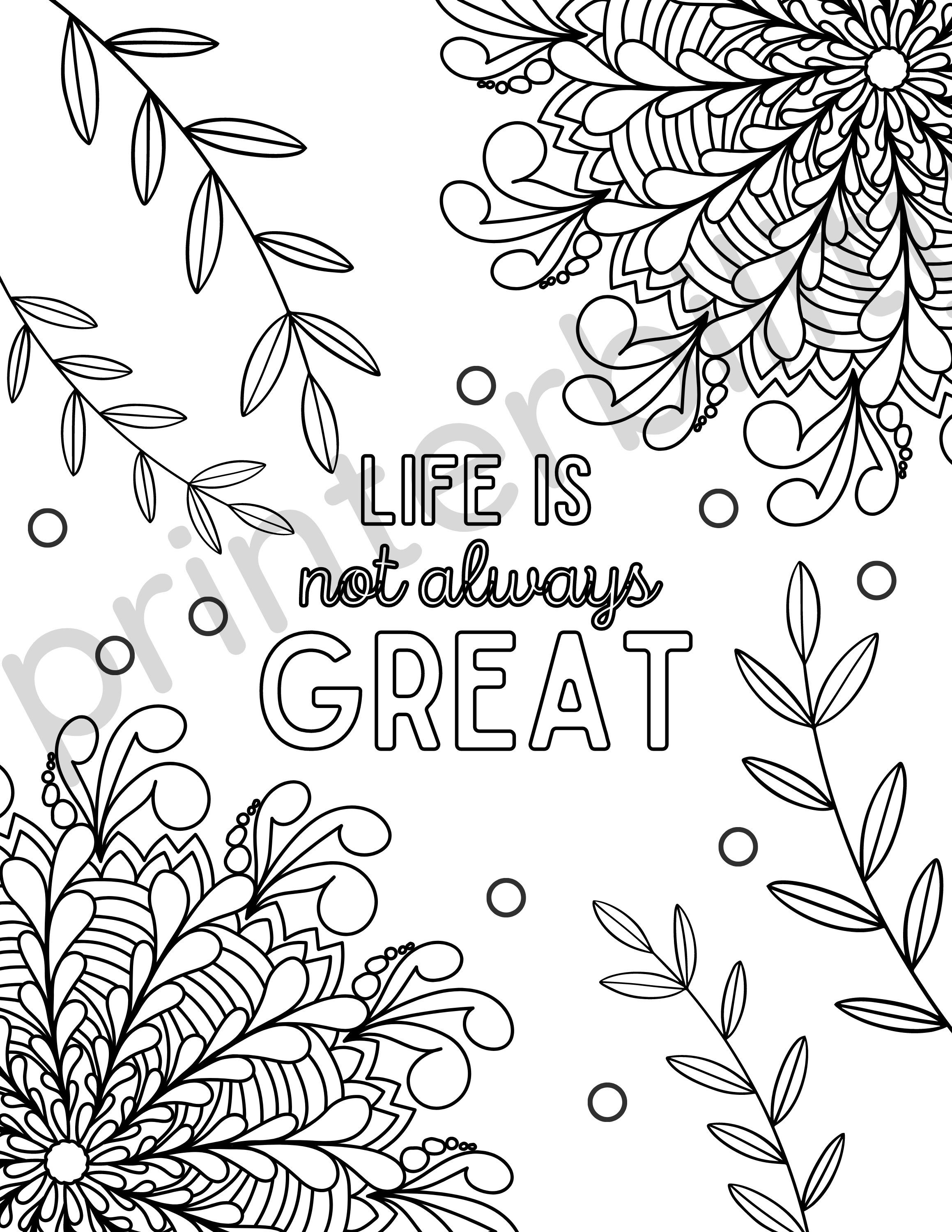 Printable Funny Adult Coloring Sheets - 5 Pages! Adult Coloring Book - Etsy