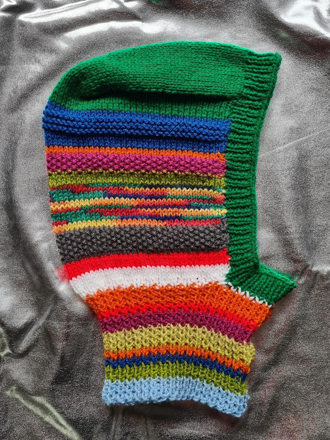 Handknitted Retro Balaclava the Remnant. Made to Order. Knitted With ...