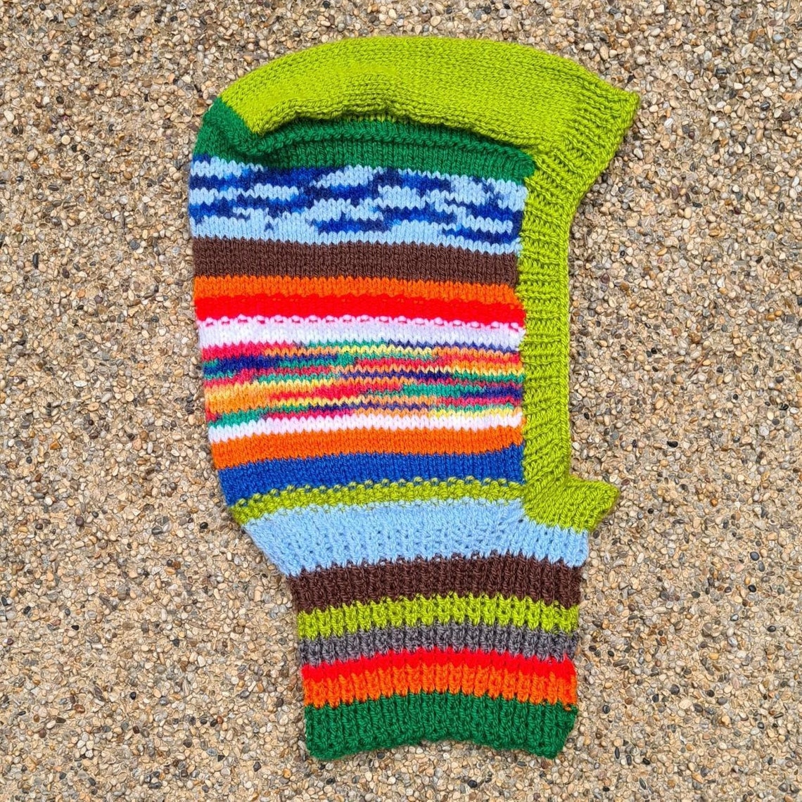 Handknitted Retro Balaclava the Remnant. Made to Order. Knitted With ...