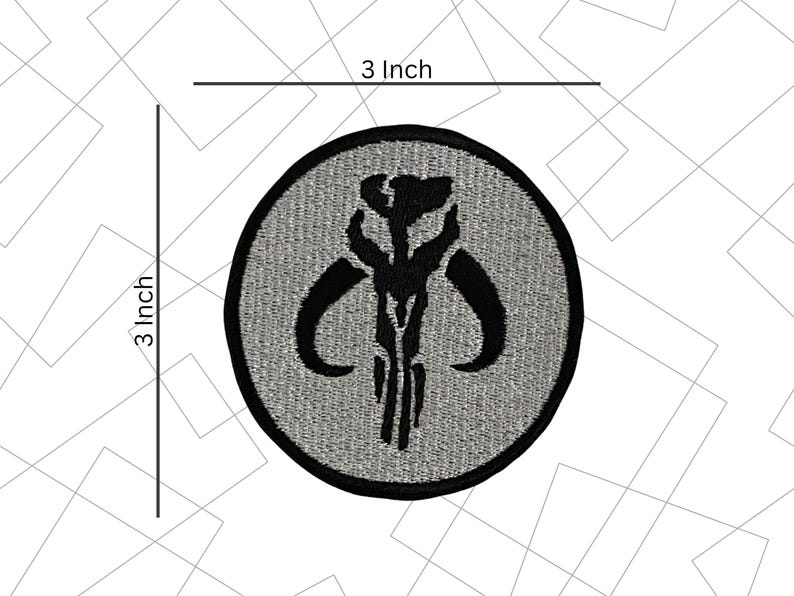 The Mandalorian Mudhorn & Mythosaur Emblem - Star Wars - Sci-fi Product ...