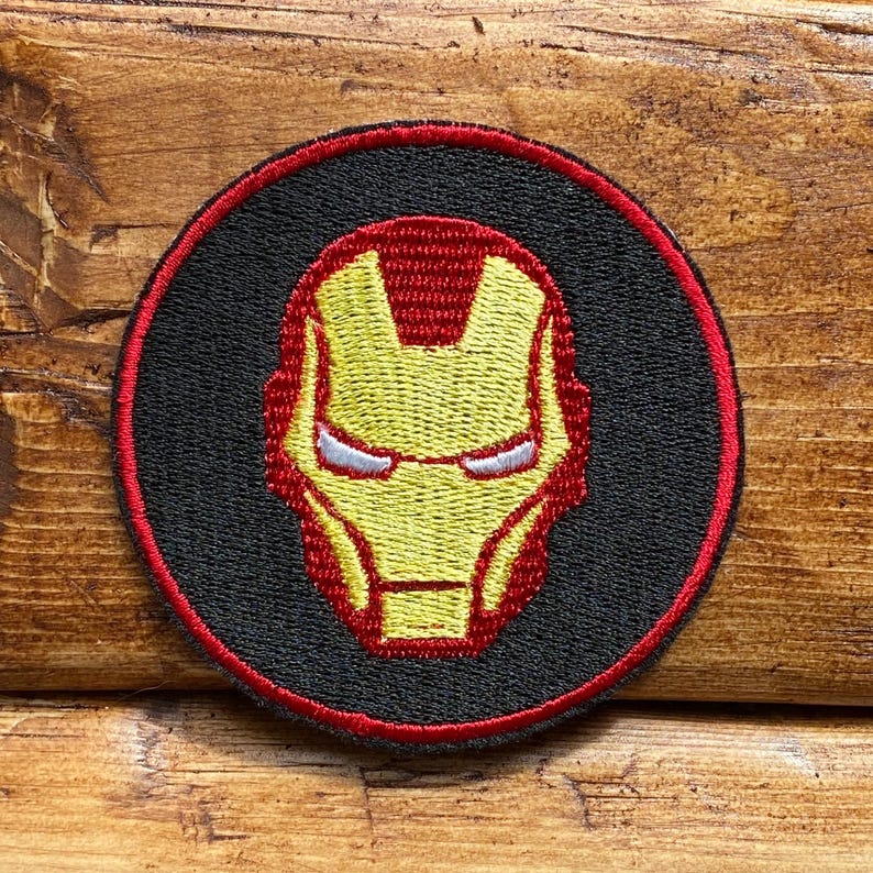 Marvel Cinematic Universe - Iron Man - Iron-on Patch | 3 X 3 Inch ...
