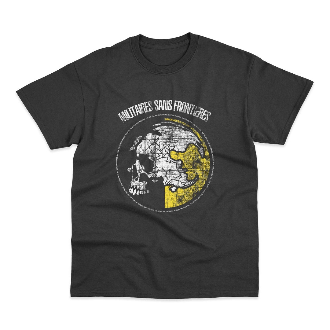 MGS Militaires Sans Frontieres Solid Distressed Gear T-shirt - Etsy