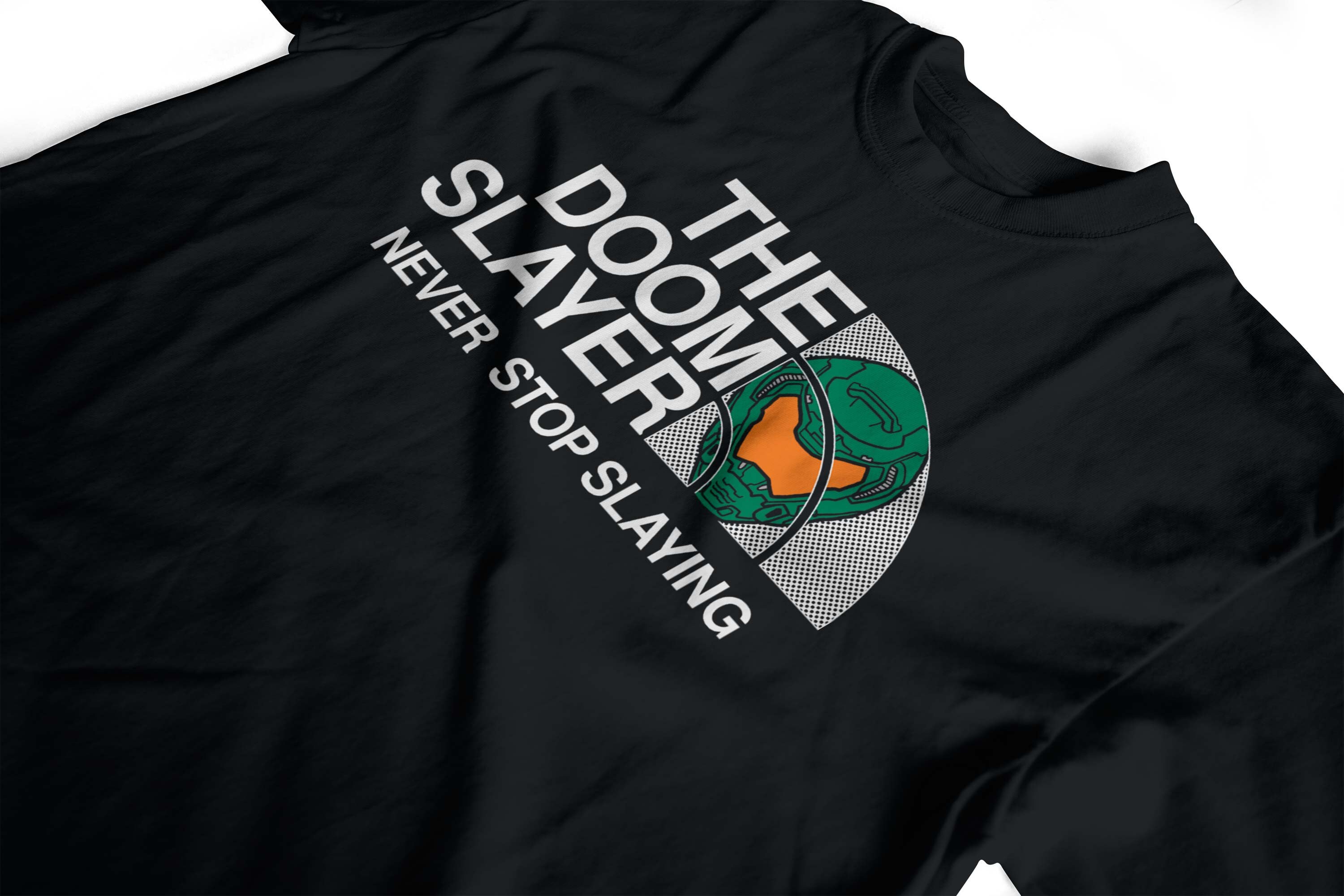 The Doom Slayer Never Stop Slaying Gamer T-shirt - Etsy