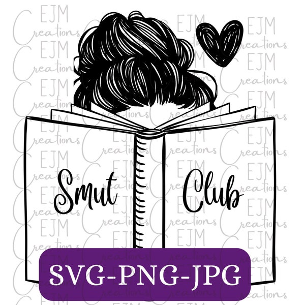 Smut Book Club Svg - Etsy UK