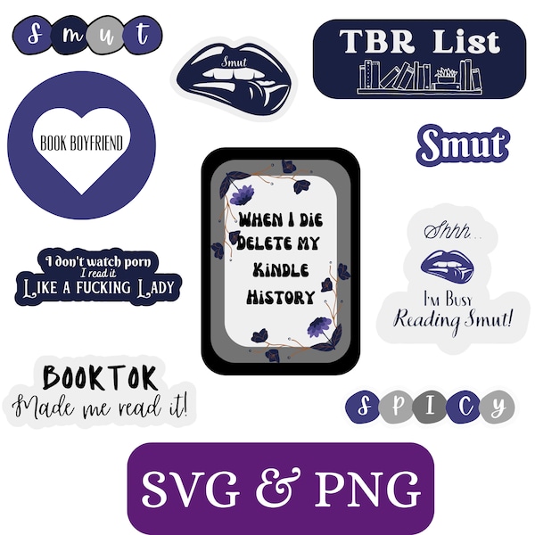 Book Club Kindle Stickers - Etsy