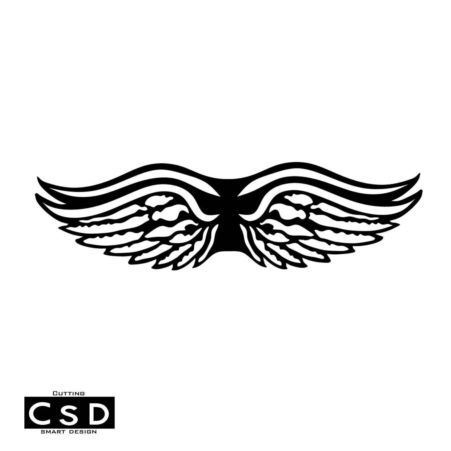 Wings Laser Cut DXF/SVG Files. Vector Files - Etsy