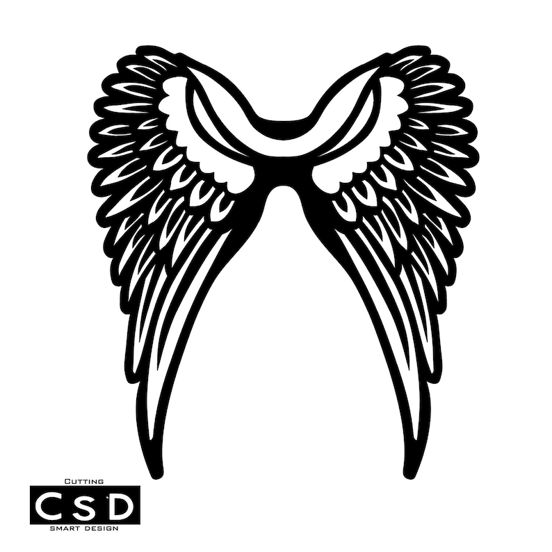 Wings Laser Cut Dxf/ai/svg Files. Vector Files - Etsy