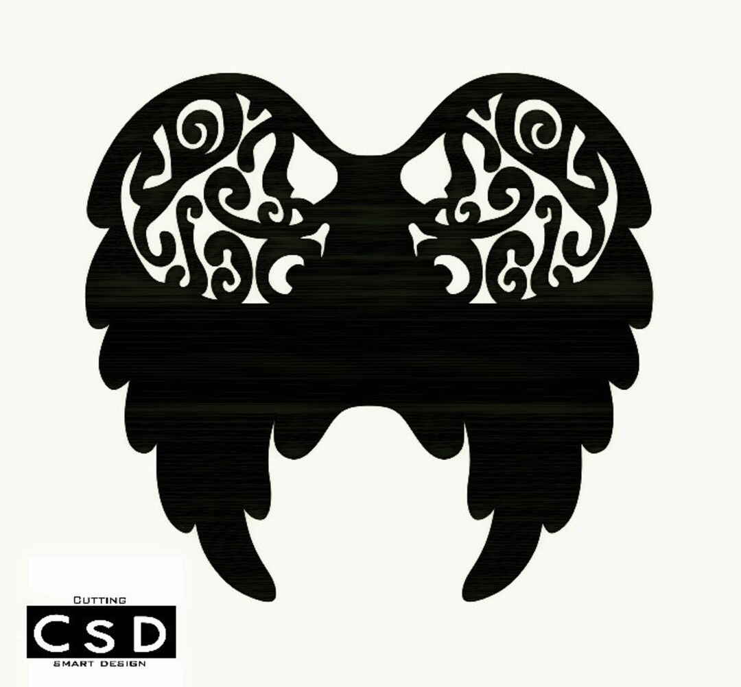 Wings DXF/AI/SVG - Laser Cut - Etsy