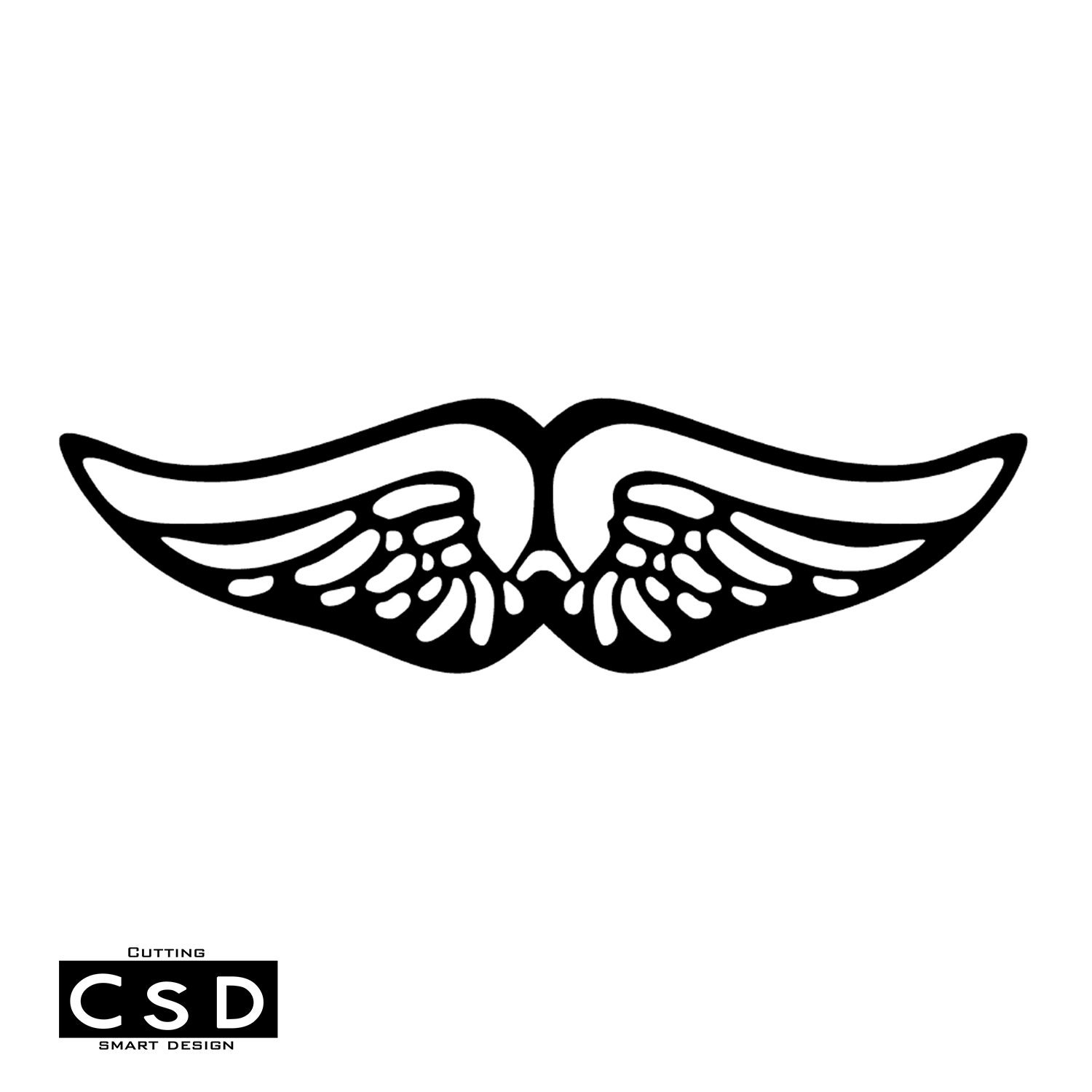 Wings Laser Cut DXF/SVG Files. Vector Files - Etsy