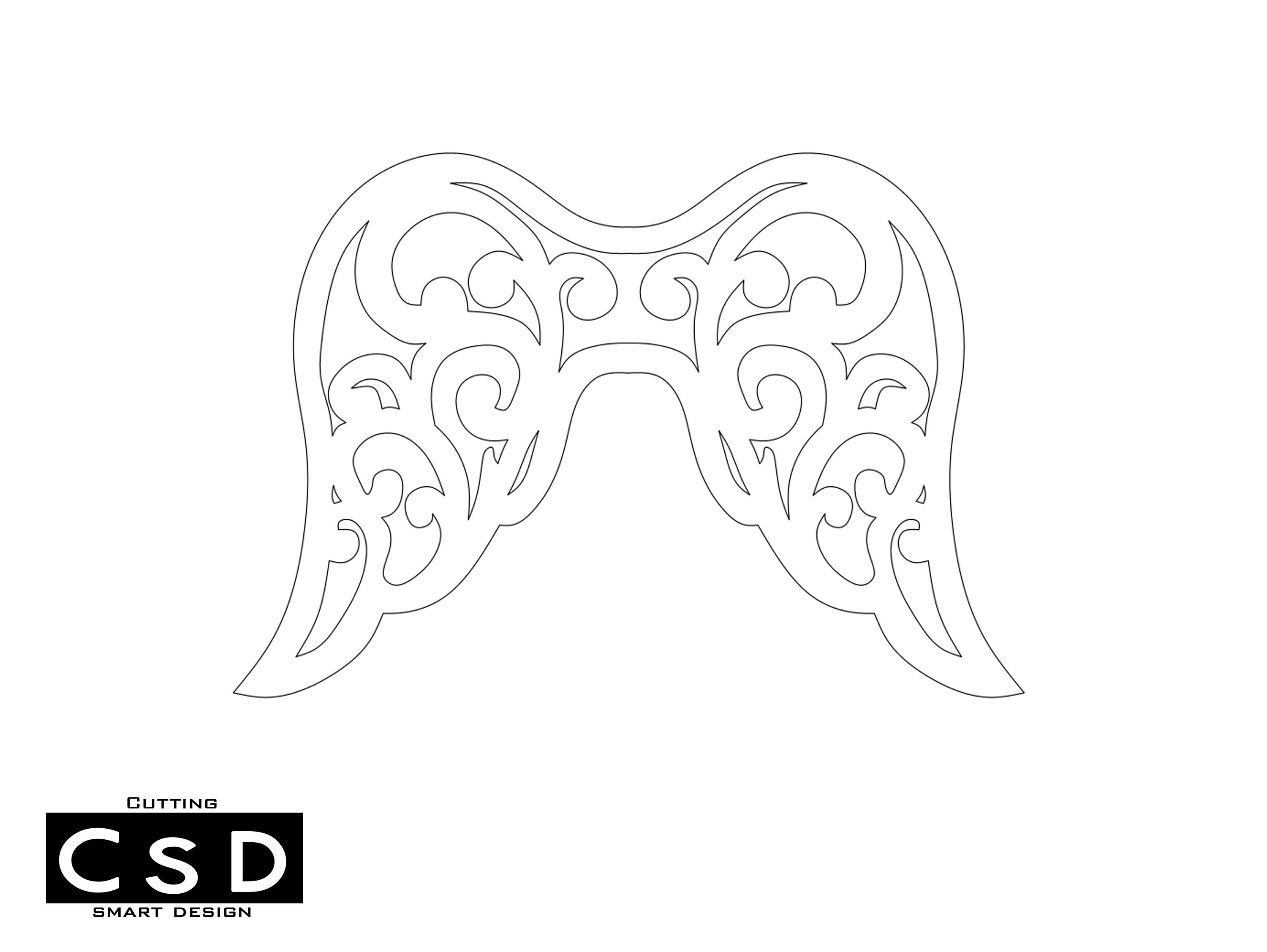 Wings Laser Cut Dxf/ai/svg/stl Files. Vector Files + 3D - Etsy