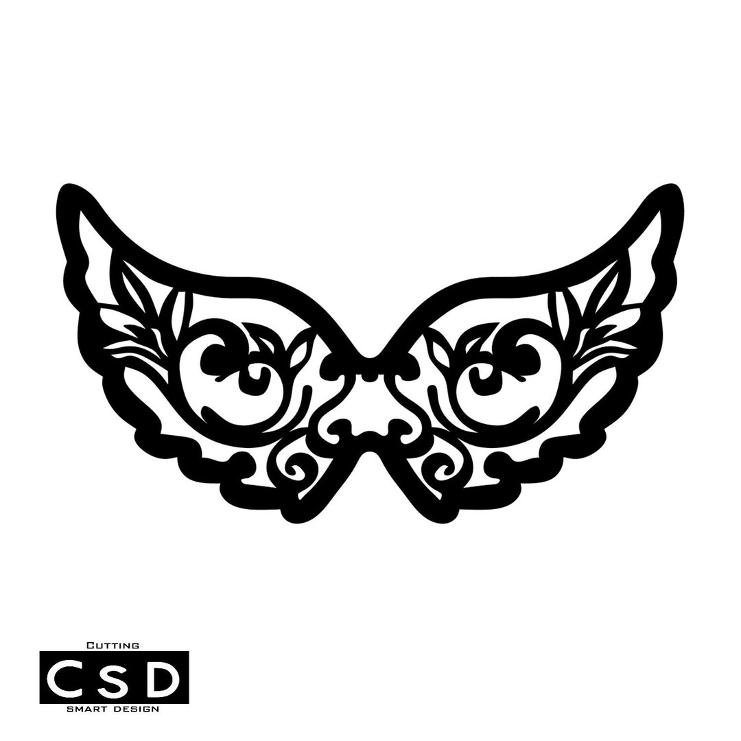 Wings Laser Cut DXF/SVG Files. Vector Files. - Etsy