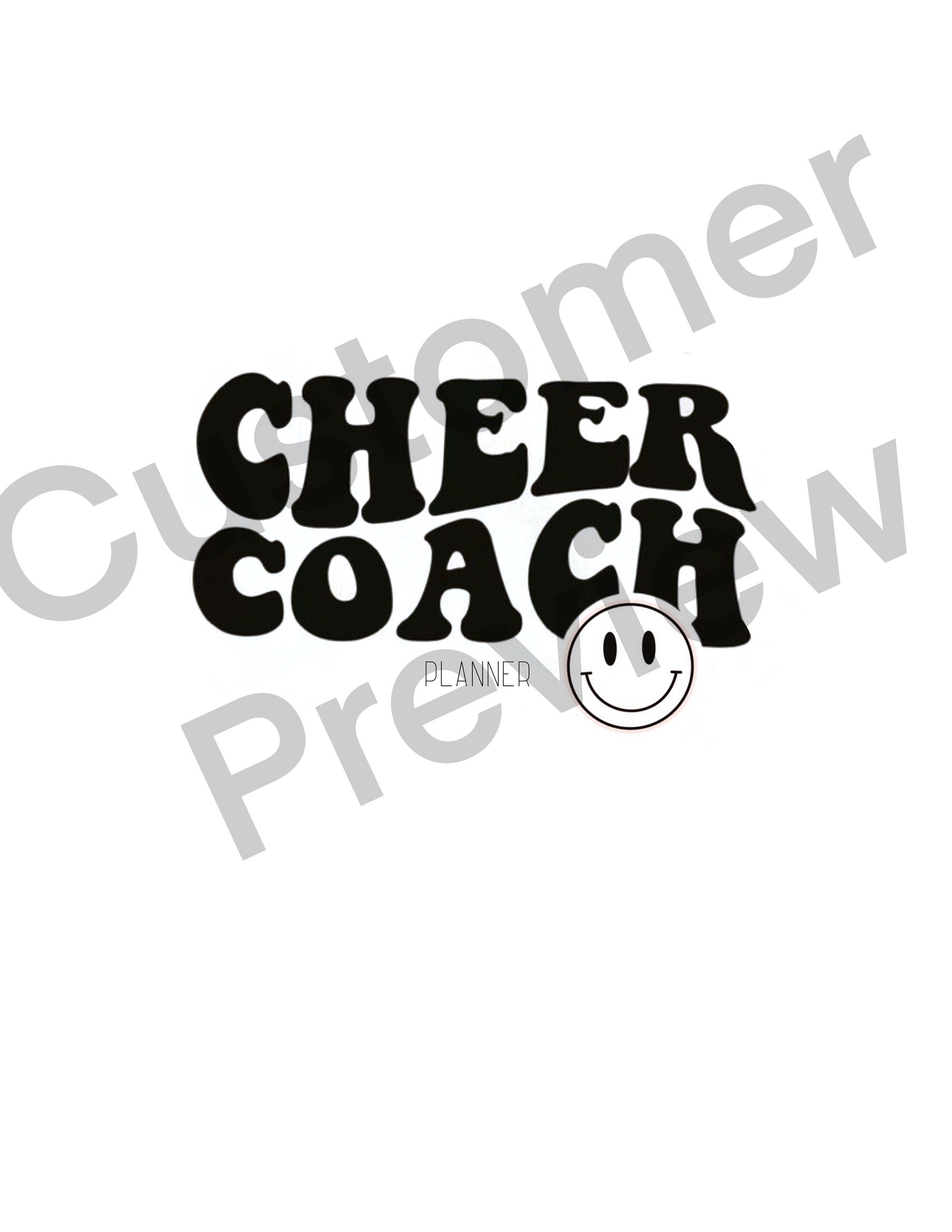 Cheer Coach Planner - Digital + Printable - Etsy