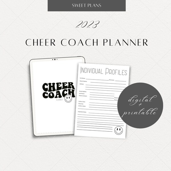 Cheer Coach Planner - Etsy